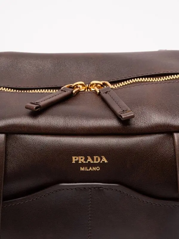 Prada Calf Leather Shoulder Bag