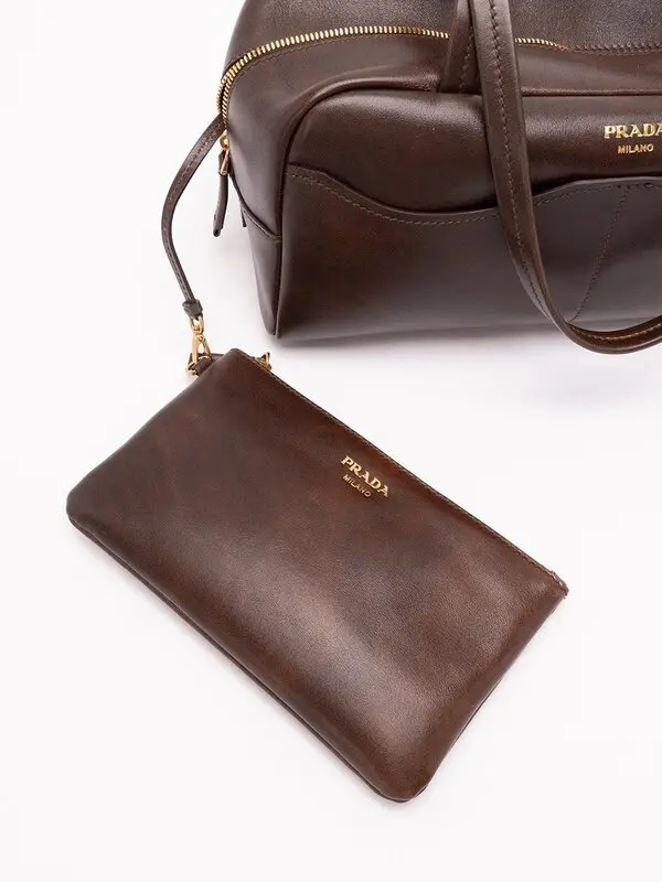 Prada Calf Leather Shoulder Bag