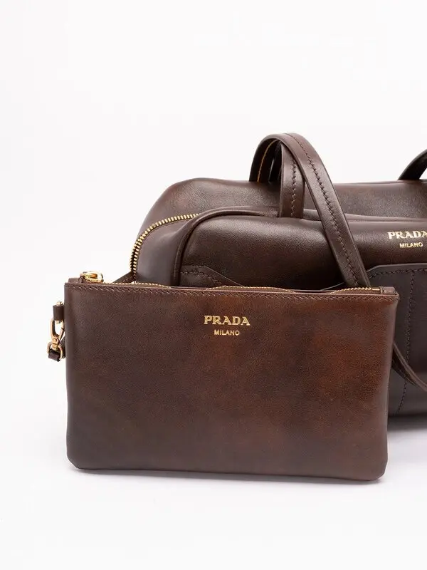 Prada Calf Leather Shoulder Bag