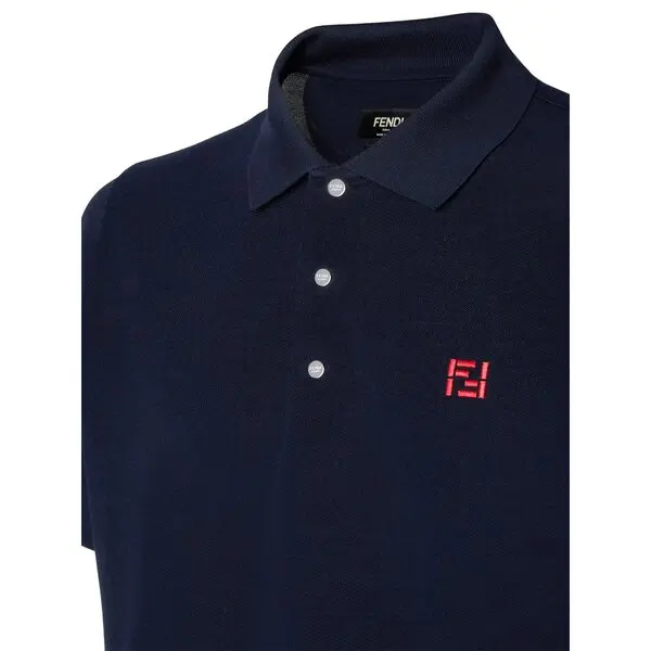 Fendi Polo Shirts - Blue