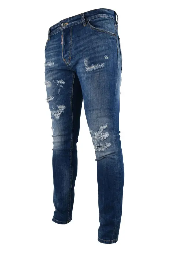 Dsquared2 Teddy Jeans With Lived-in Effect