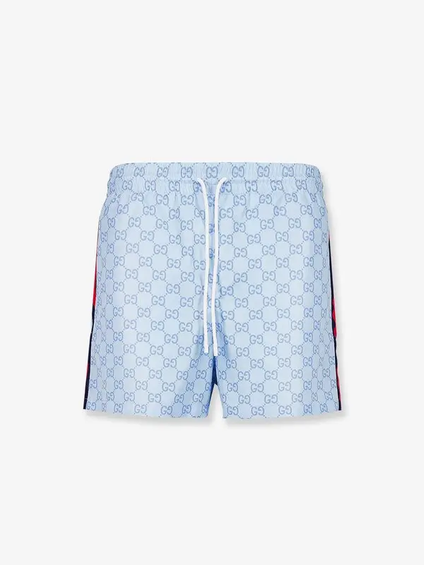 Gucci Gg Nylon Swim Trunks - Multicolor