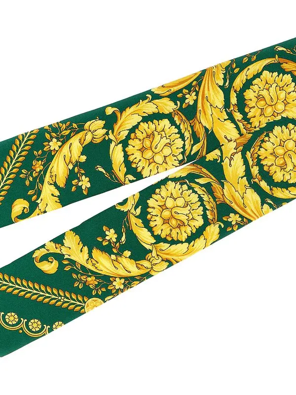 Versace Twill Lavallière With Baroque Print