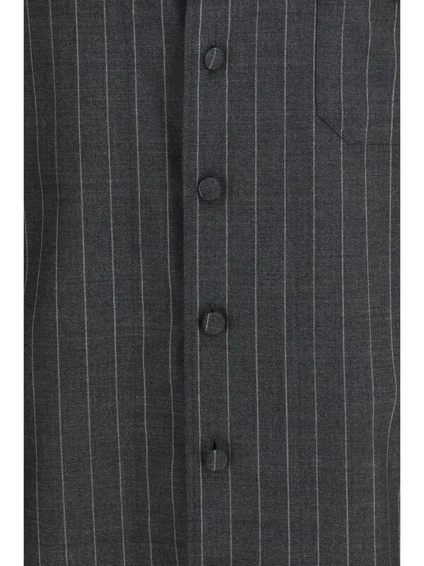 Dolce & Gabbana Pinstripe Wool Shirt