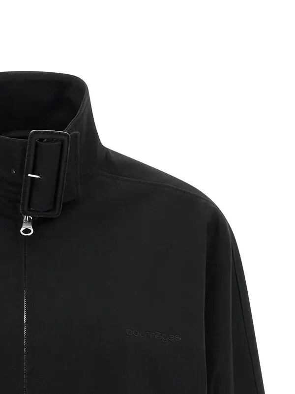 COURREGES Courrèges Buckle Zipped Bomber Jacket