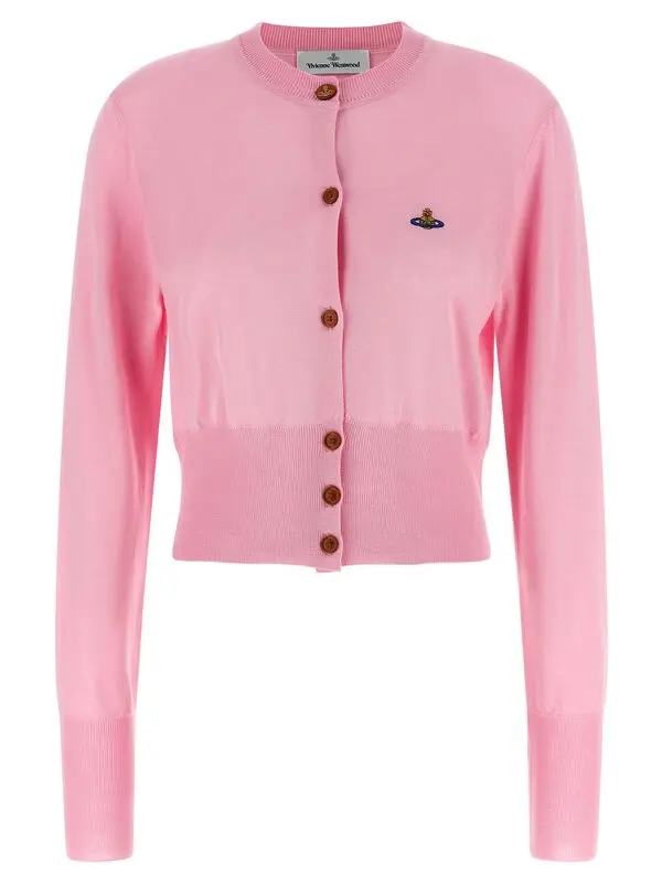 VIVIENNE WESTWOOD Bea Cropped Cardigan - Pink