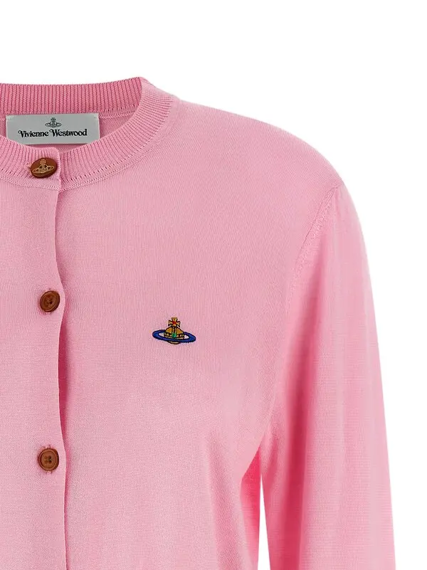 VIVIENNE WESTWOOD Bea Cropped Cardigan - Pink
