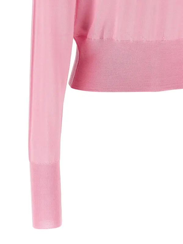 VIVIENNE WESTWOOD Bea Cropped Cardigan - Pink