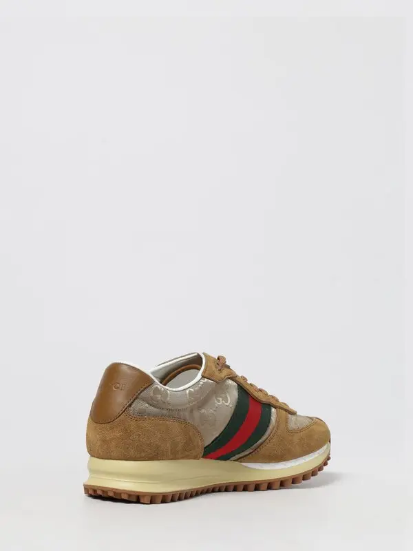 Gucci Sneakers Beige Calf Skin