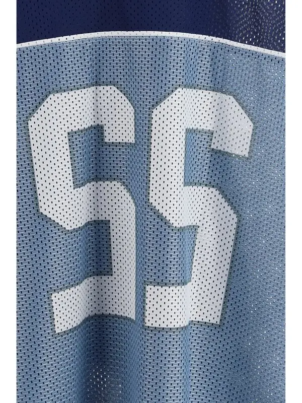 Moschino Technical Mesh T-shirt With Graphic Print - Blue
