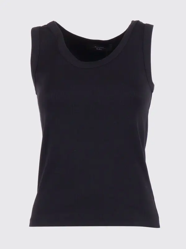 Max Mara Ribbed Tank Top - Black
