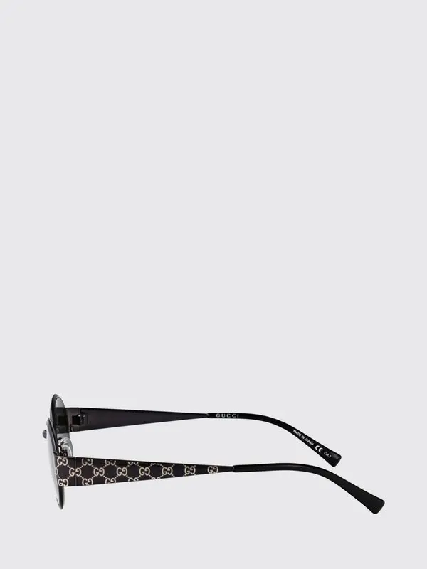 Gucci Oval Monogrammed Sunglasses