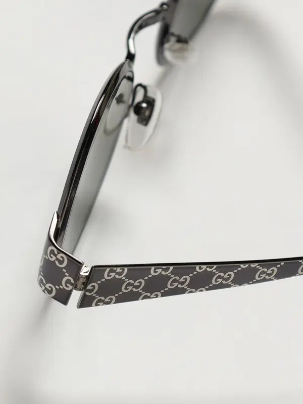 Gucci Oval Monogrammed Sunglasses