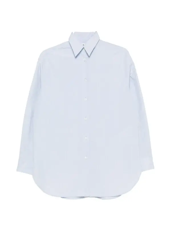 JIL SANDER Oversize Cotton Poplin Shirt - Multicolor