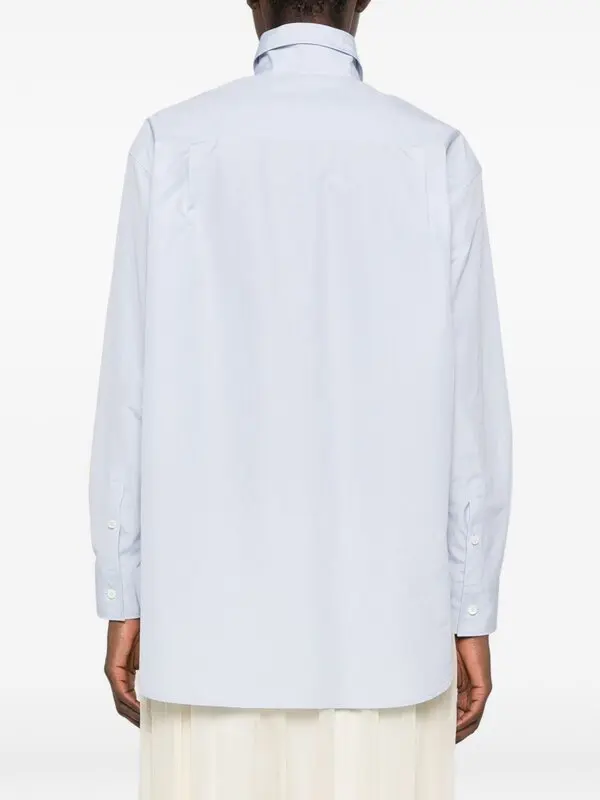 JIL SANDER Oversize Cotton Poplin Shirt