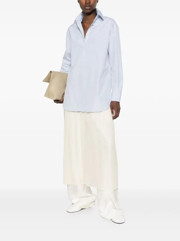 JIL SANDER Oversize Cotton Poplin Shirt