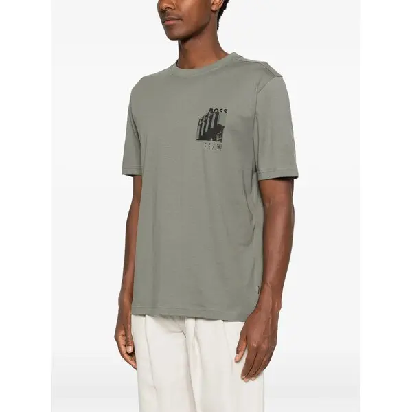 BOSS Grey T-shirts & Vests T-shirts