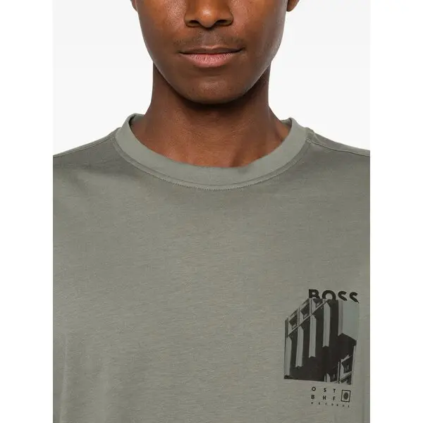 BOSS Grey T-shirts & Vests T-shirts