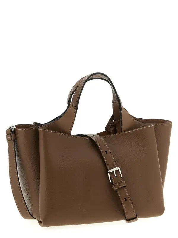 TOD'S Apa Mini Leather Handbag - Brown