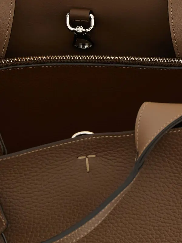 TOD'S Apa Mini Leather Handbag - Brown