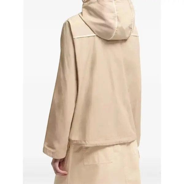 Moncler Logo Patch Zip-up Hooded Jacket