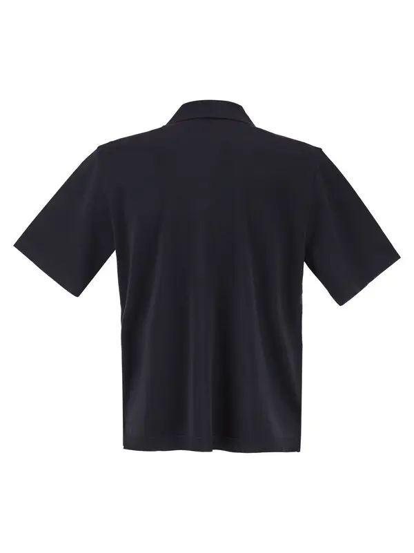Herno Cotton Jersey Shirt With Chest Pocket