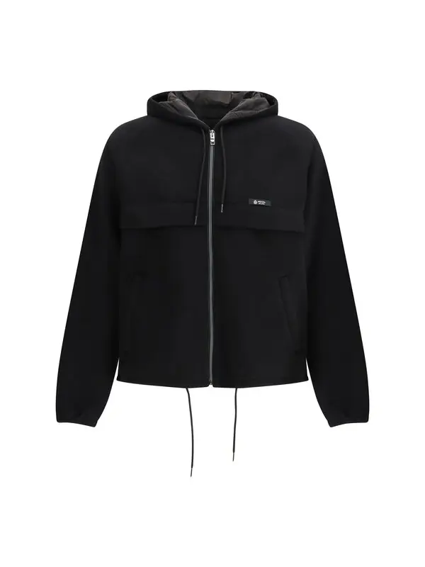 Prada Technical Hooded Blouson Jacket