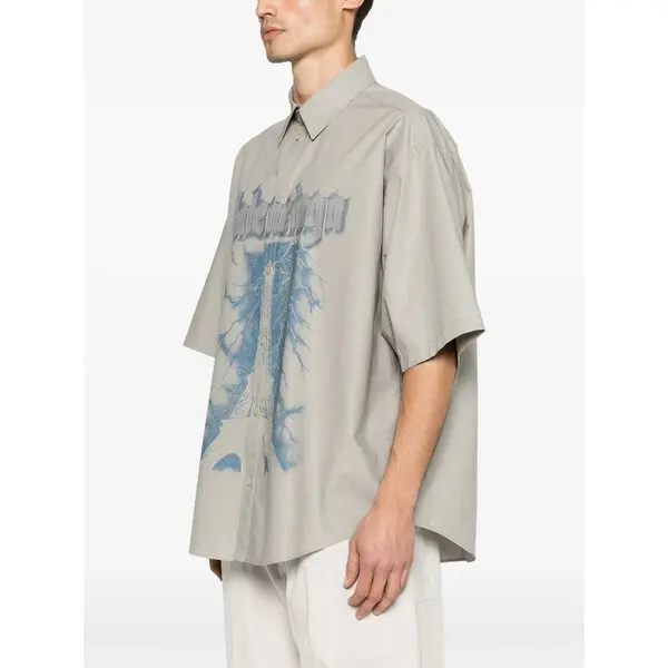 Balenciaga Grey Shirts - Gray