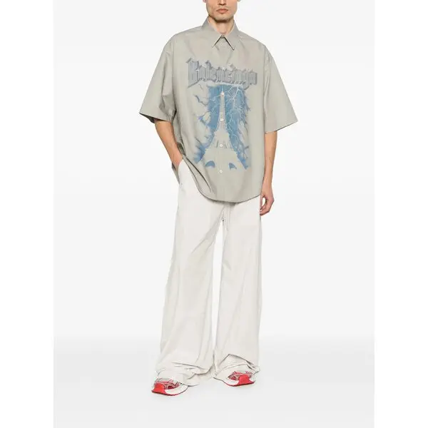 Balenciaga Grey Shirts - Gray