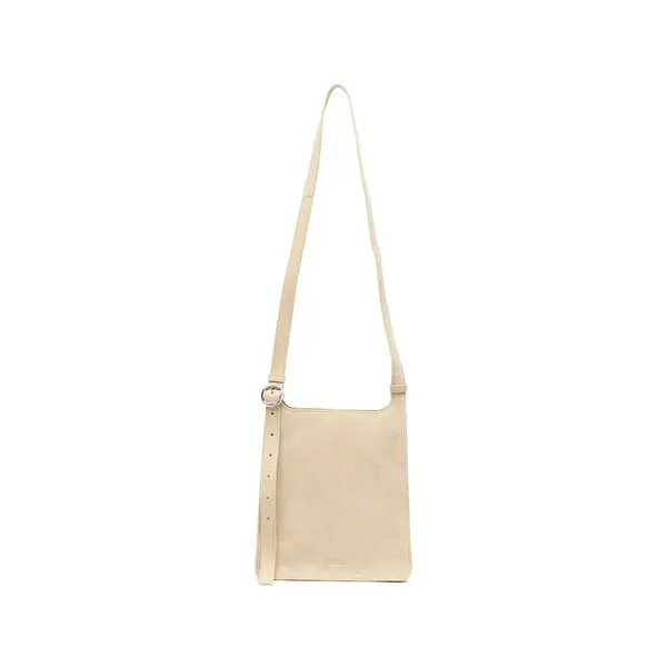 Jacquemus Neutrals Messenger Bag - Cream