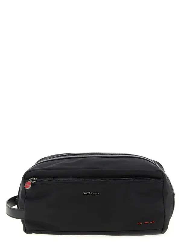 Kiton Beauty-case Nylon - Black