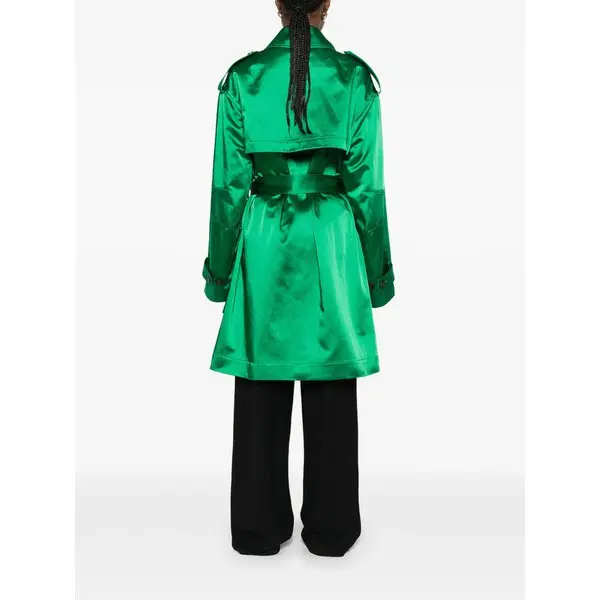 Dries Van Noten Double-breasted Belted Trench Coat