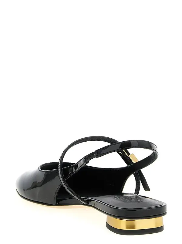 TOD'S Patent Leather Mary Jane Ballet Flats