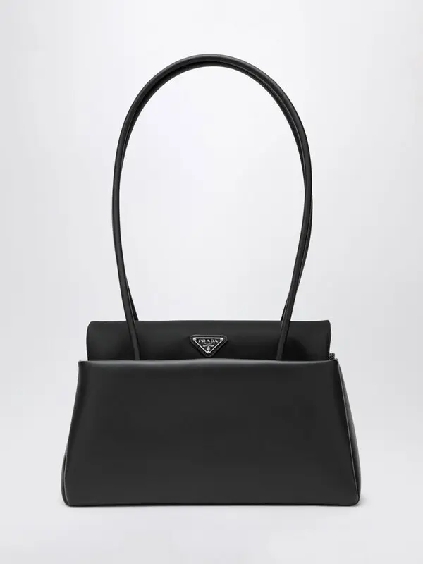 Prada Leather Shoulder Bag - Black
