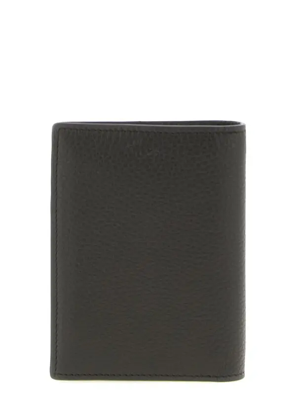 Saint Laurent Tiny Cassandre' Card Holder - Brown