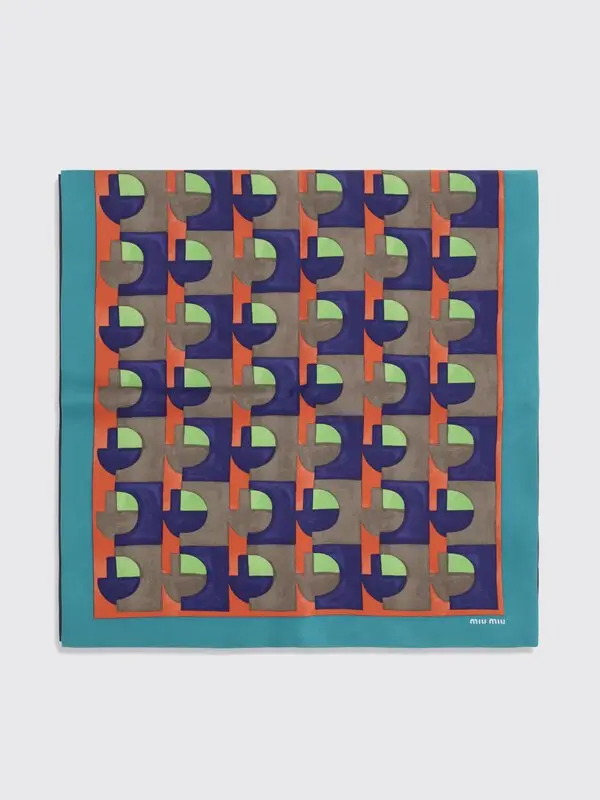 Miu Miu Neck Scarf - Green
