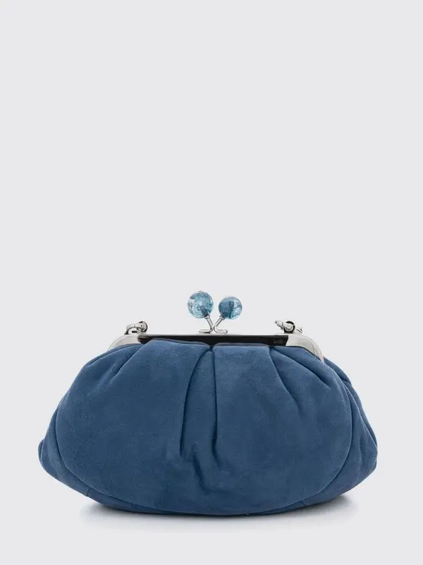 Max Mara Sheepskin Mini Bag - Blue