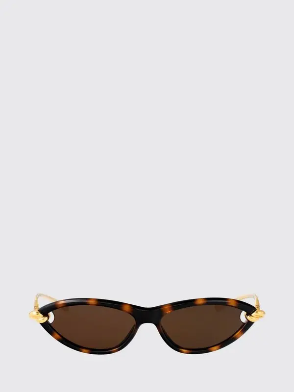 Bottega Veneta Cat Eye Tortoiseshell Sunglasses - Brown