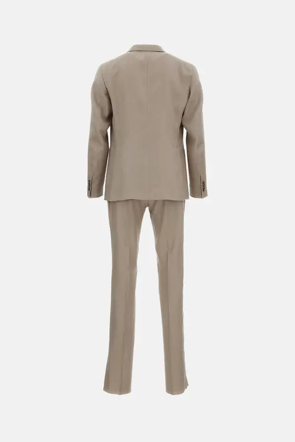 Tagliatore Montecarlo Linen Suit - Multicolor