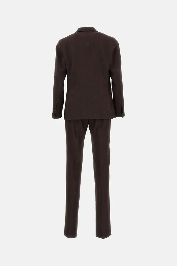 Tagliatore Montecarlo Linen Blended Suit - Multicolor