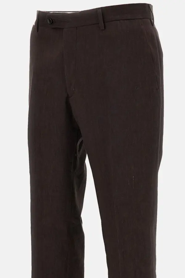 Tagliatore Montecarlo Linen Blended Suit - Multicolor