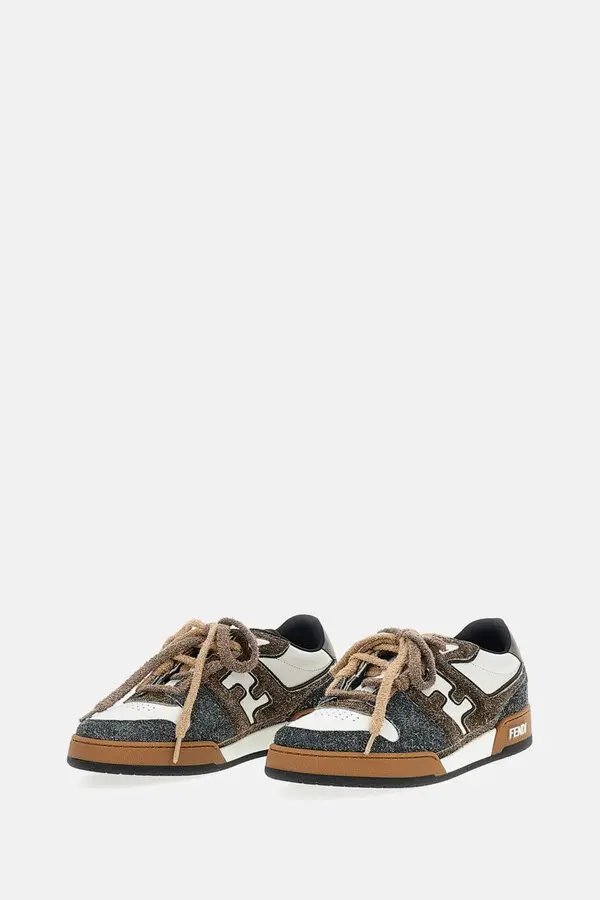 Fendi Match Mix Crosta Sneakers - Multicolor