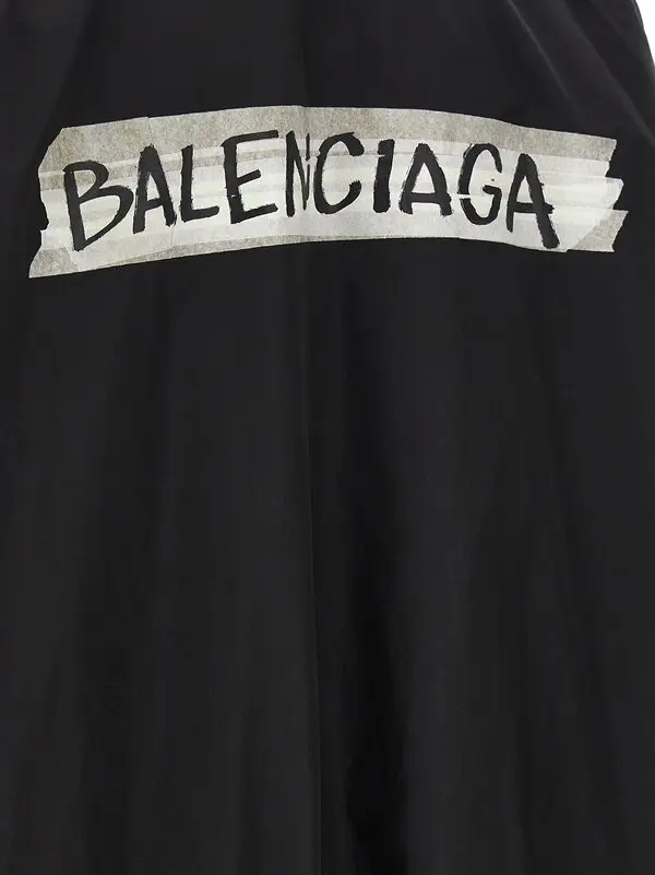 Balenciaga Masking Tape' Printed Tech Cotton Poplin Sweatshirt