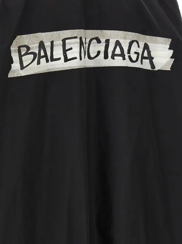 Balenciaga Masking Tape' Printed Tech Cotton Poplin Sweatshirt
