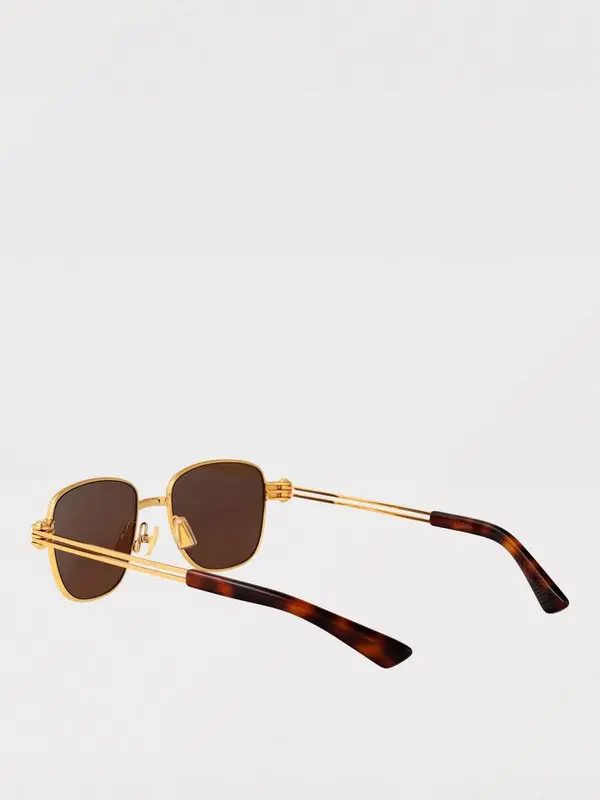 Bottega Veneta Yellow Gold Metal Sunglasses - Multicolor
