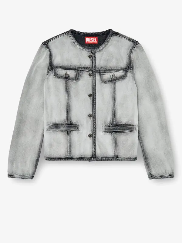 DIESEL® De-grafy-fsi Cotton And Lyocell Jacket - Multicolor