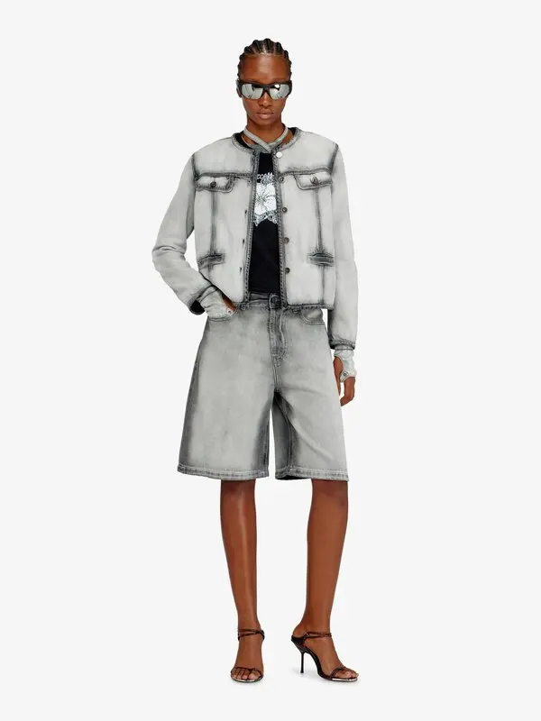 DIESEL® De-grafy-fsi Cotton And Lyocell Jacket - Multicolor