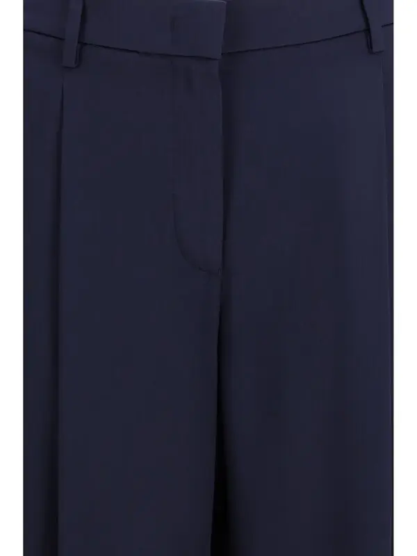 Giorgio Armani Pleated Silk Pants