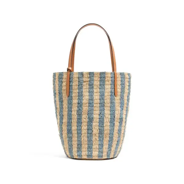 Valentino Garavani Hand-woven Raffia Shopping Bag