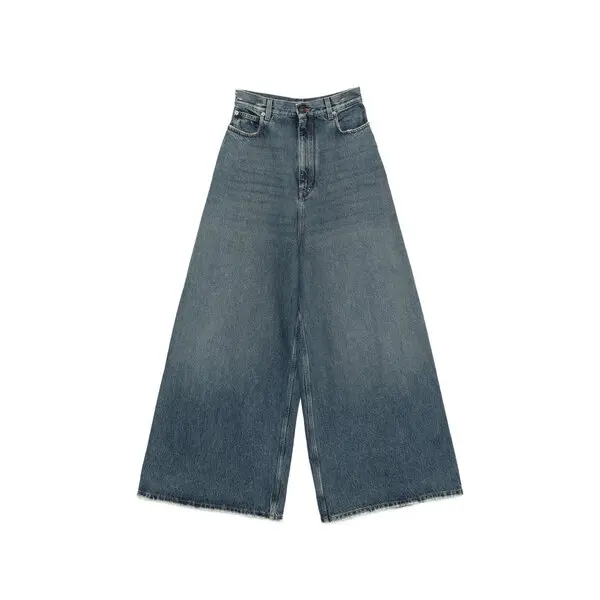 Balenciaga Wide-leg Denim Jeans - Blue